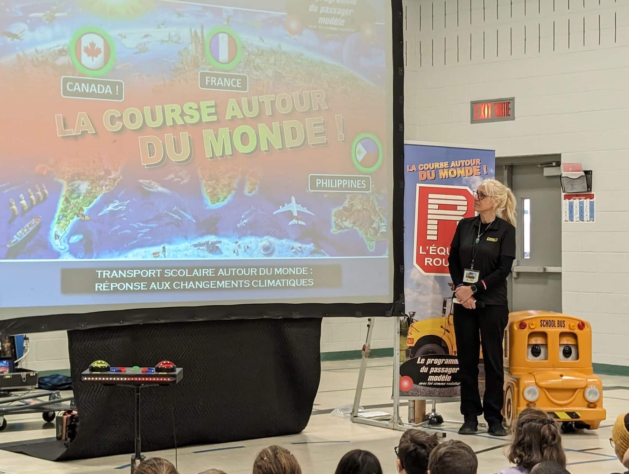 Présentation sur le sécurité en autobus - Jeanne-Sauvé