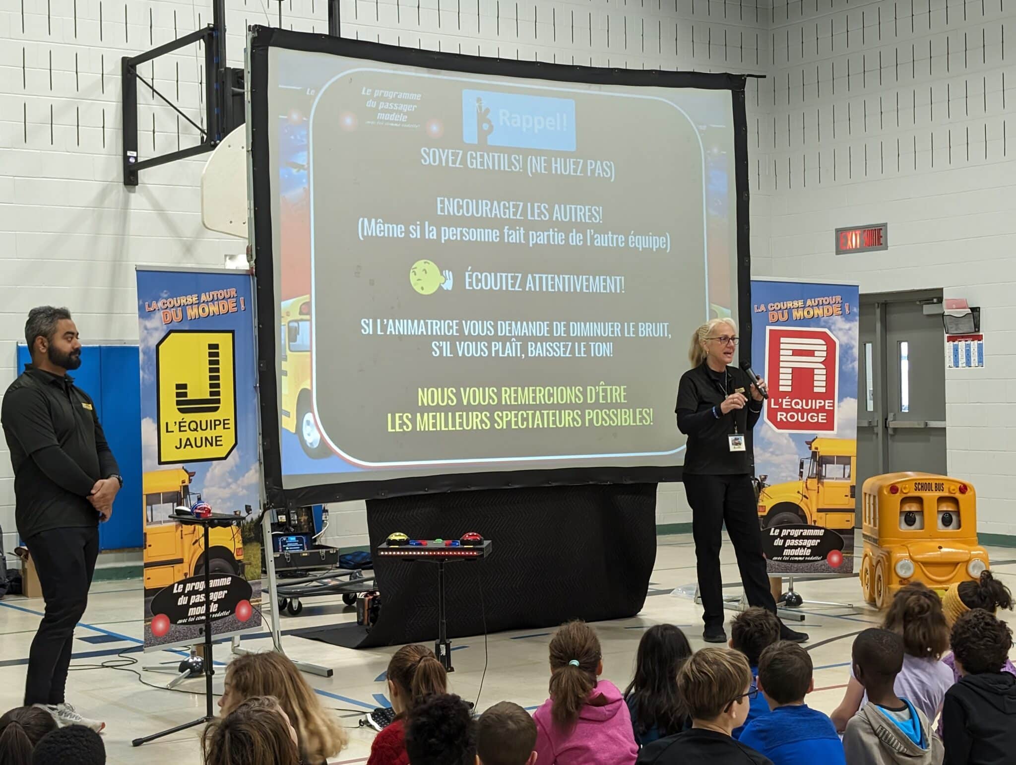 Présentation sur le sécurité en autobus - Jeanne-Sauvé
